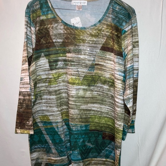 Christopher & Banks | Tops | Nwt Christopher Banks Embellished Top ...